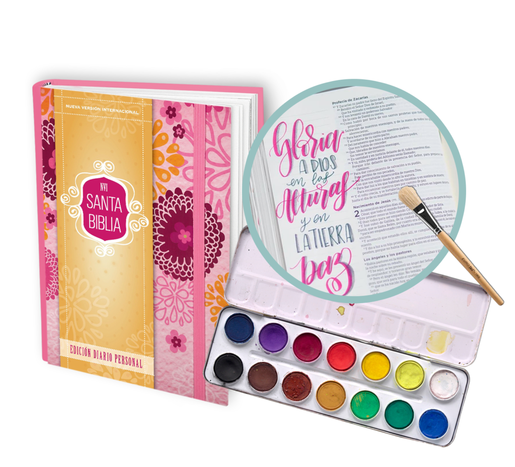 Biblia Diario Personal Rosa NVI - Libreria 247