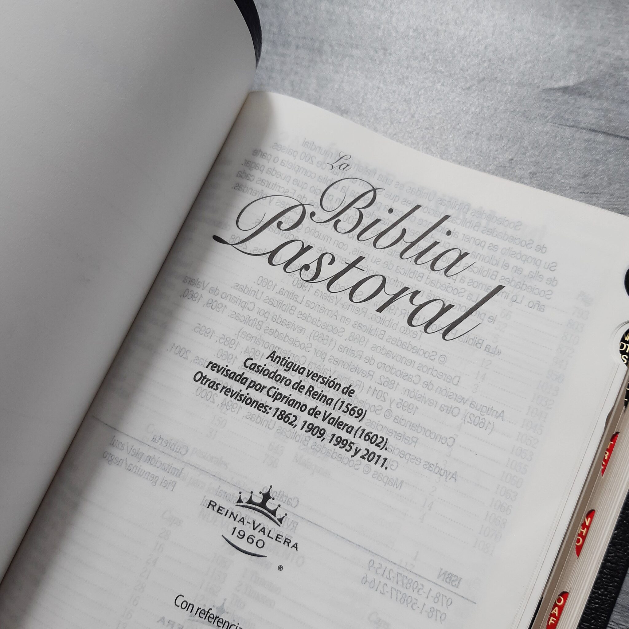 Biblia Pastoral Reina Valera 1960 - Libreria 247