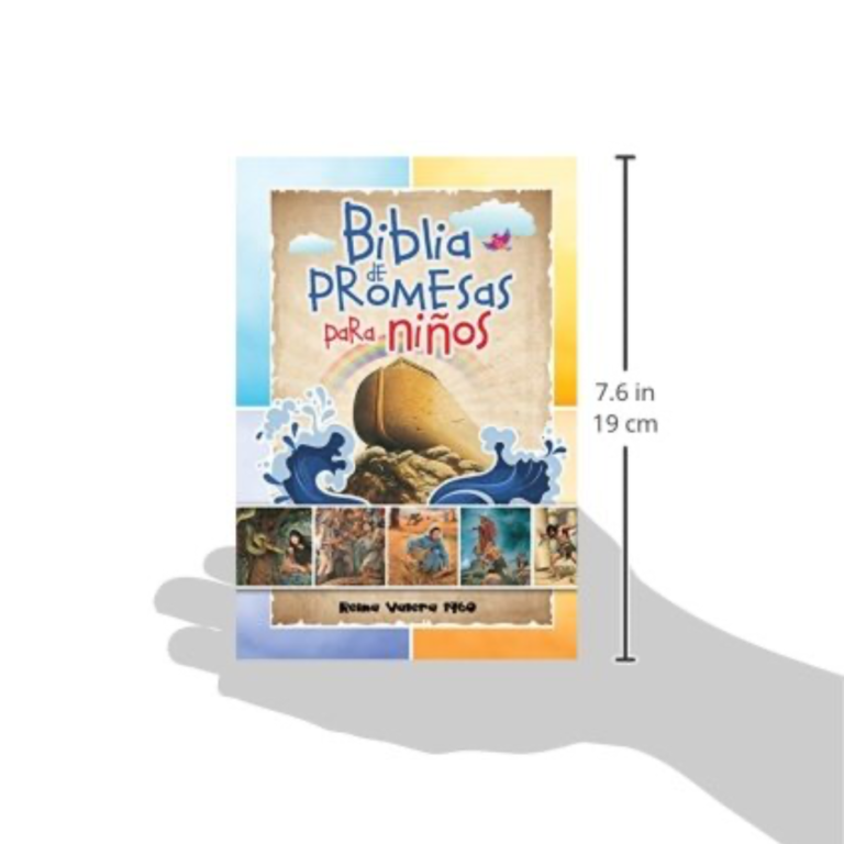 Biblia Promesas Niños Compacta RVR60 Tapa Dura - Libreria 247