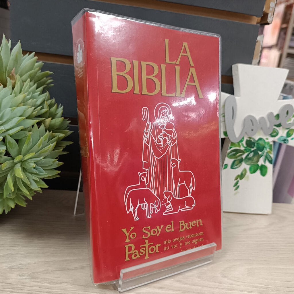Biblia Católico (Edición economica) - Tapa Rustica Rojo - Libreria 247